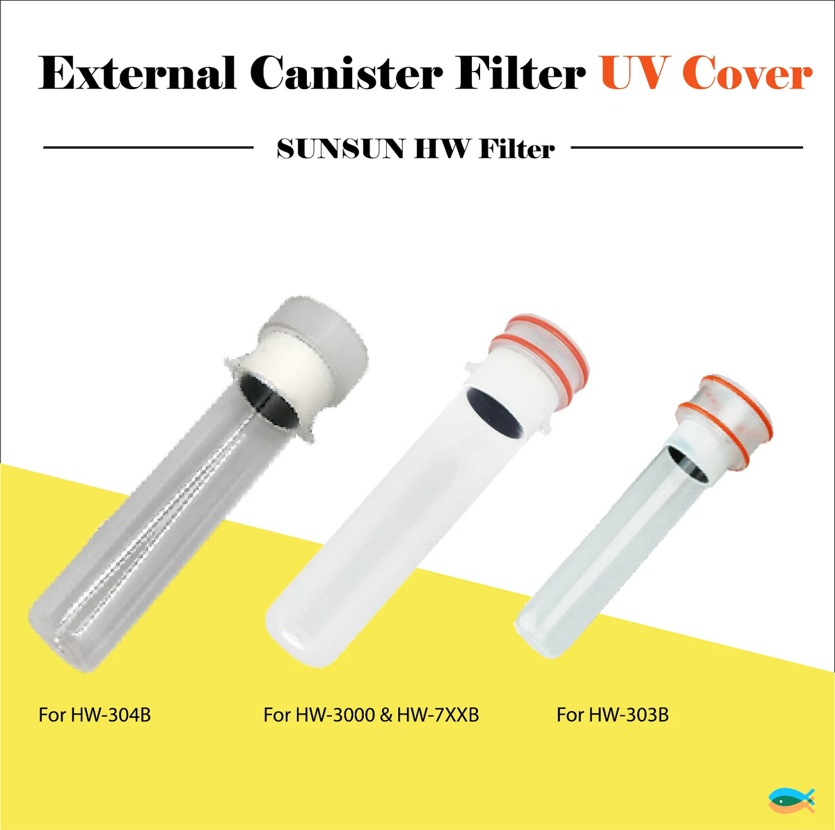 SUNSUN Canister filter Quartz glass - UV case spare | 303b/304b ...