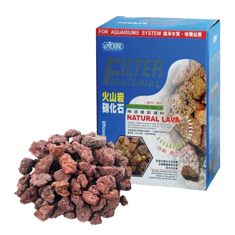 ISTA Natural Lava Volcanic Filter Material – indianaquarium.com